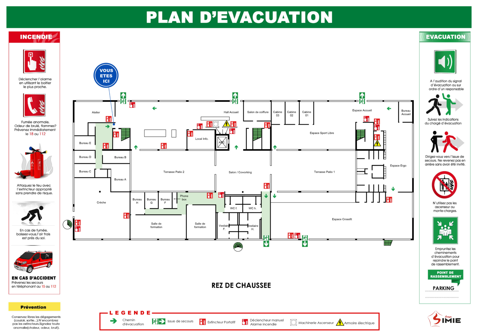 Plan S curit S curit Incendie